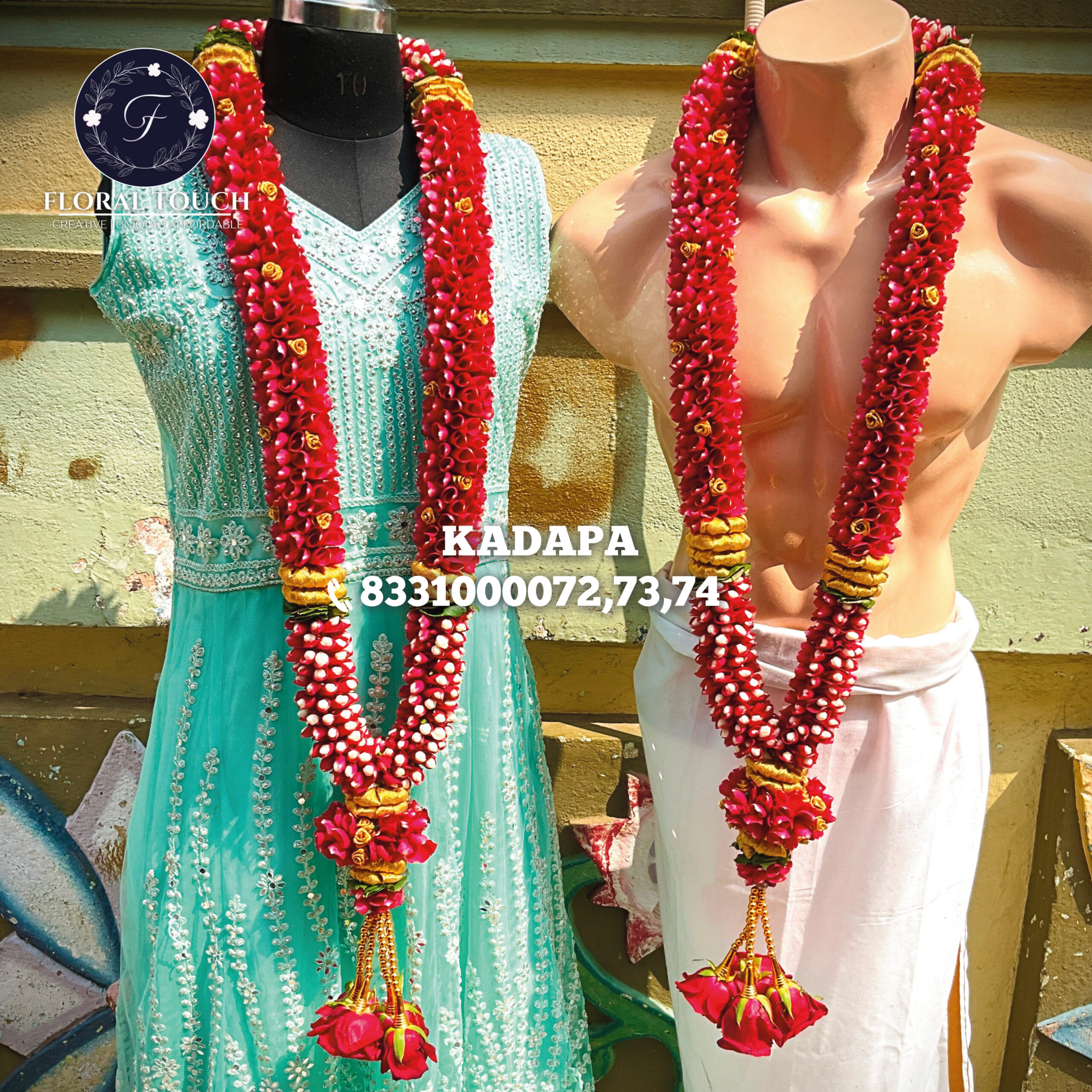 Indian Wedding Couple Garlands